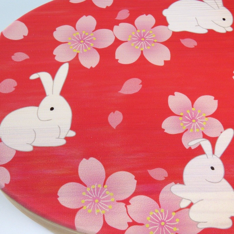 Traditional Japanese Bento Box with Rabbit Design